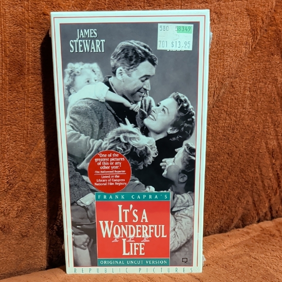 Republic Pictures | Media | Its A Wonderful Life Vhs Tape | Poshmark